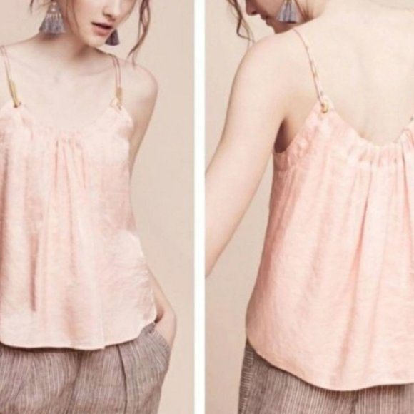 Anthropologie | Tops | Anthropologie Floreat Glistend Shimmer Cami ...